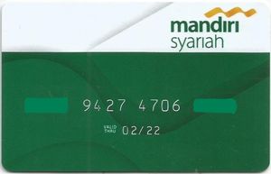Bank Card: Mandiri Syariah (Mandiri Syariah, IndonesiaCol:ID-GM-0068
