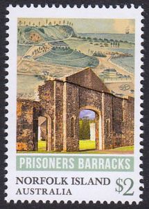Stamp: Prisoners Barracks (Norfolk Island(Convict Heritage) Mi:NF 1275 ...