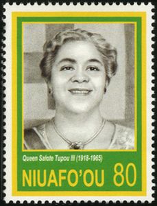Stamp: Queen Salote Tupou III (1918-1965) (Niuafo'ou(Kings and Queens ...