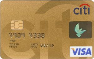 Bank Card: VISA Gold (Citibank, SpainCol:ES-VI-0061.03