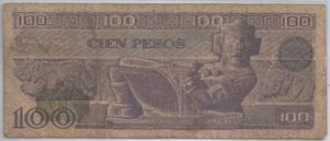 Banknote: 100 Pesos (Mexico(1981-1982 Issue) Wor:P-74a.QR