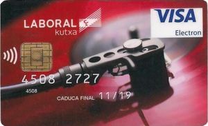 Bank Card: Laboral Kutxa (Caja Laboral, SpainCol:ES-VE-0392
