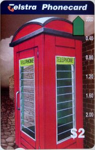 Phonecard: Phone Box - "the Red Phonebox" (Telstra, Australia) (Last ...