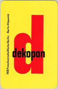 Calendario de Bolsillo: Dekopan (Photochemical works) (Alemania ...