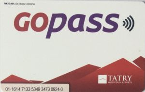 交通チケット: GoPass (TMR - Tatry Mountain Resorts, スロバキア(GoPass) Col:SK-TMR-003A