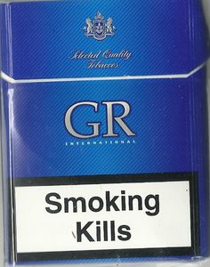 Cigarette Pack: GR Blue (United Kingdom of Great Britain & Northern ...