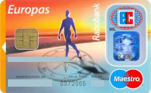 Bank Card: Maestro - Eurocheque Europas 8 (Rabobank, NetherlandsCol:NL ...