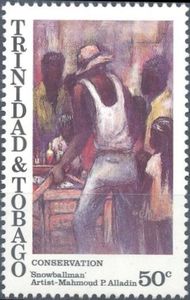 Stamp: "Snowballman" (Mahmoud P. Alladin) (Trinidad and Tobago(50th ...