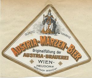 Drink Label: Austria Märzen Bier (Austria Brauerei Wien /closed ...