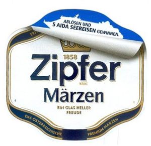 Drink Label: Zipfer Märzen (Brauerei Zipf, AustriaCol:AT-BEER-001517