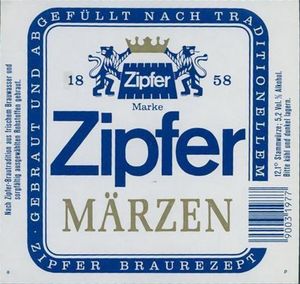 Drink Label: Zipfer Märzen (Brauerei Zipf, AustriaCol:AT-BEER-001575