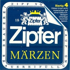 Etiqueta de Bebida: Zipfer Märzen (Brauerei Zipf, Áustria) Col:AT-BEER ...