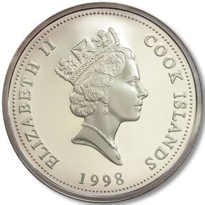 Moneda: 1 Dollar (Ghost bat) (Islas Cook) (2008 - Fauna Australiana ...