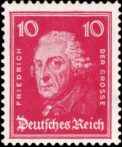 Stamp: Friedrich der Grosse (1712-1786) (German Realm(Famous Germans ...