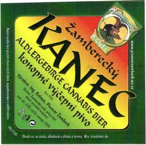Drink Label: Kanec konopné výčepní pivo (Pivovar Kanec Zamberk, Czech ...