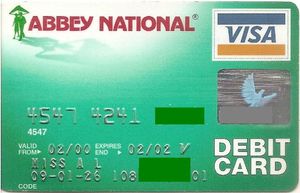 Bank Card: Abbey National (Abbey National, United Kingdom of Great ...