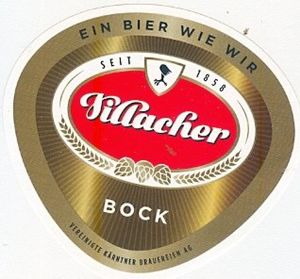 Drink Label: Villacher Bock (Brauerei Villach, AustriaCol:AT-BEER-001780