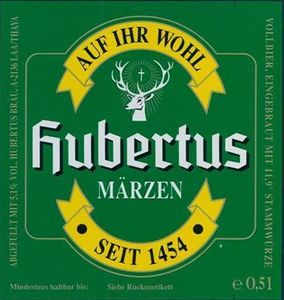 Drink Label: Hubertus Märzen (Hubertus Bräu, AustriaCol:AT-BEER-001836