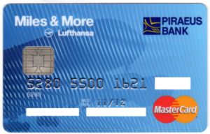 Bank Card: Miles & More Lufthansa PIRAEUS BANK MasterCard (02/10 ...
