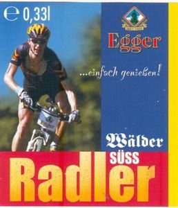 Etiqueta de bebida: Egger Radler (Brauerei Egg Vorarlberg, AustriaCol ...