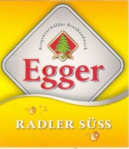 Etiqueta de bebida: Egger Radler (Brauerei Egg Vorarlberg, AustriaCol ...