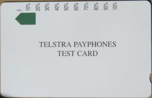 Phonecard: Telstra Payphones Test Card (Test, Proof, Sample & Demo ...