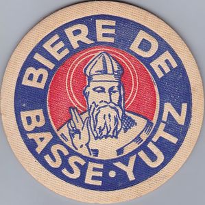 Beer Coaster: Bière de Basse-Yutz (Brasserie de Basse-Yutz, FranceCol ...