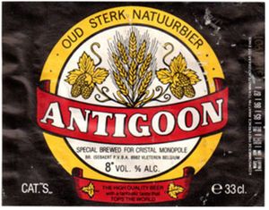 Drink Label: Antigoon (Brouwerij Isebaert, BelgiumCol:BE-BEER-020734