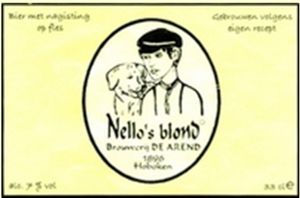 Drink Label: Nello's blond (Brouwerij De Arend, BelgiumCol:BE-BEER-020790