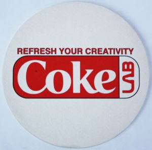 Beer Coaster: Coke lab (Coca-Cola Belgique, Belgium) (Refresh your ...