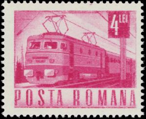 Stamp: Electric Train (Romania(Postal and Transport) Mi:RO 2656,Sn:RO ...