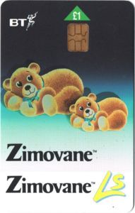 Phonecard: Zimovane (British Telecom, United Kingdom of Great Britain ...