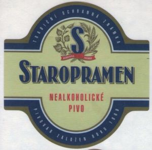 Drink Label: P06-Staropramen nealko (Pivovar Staropramen Praha, Czech ...