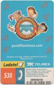 Phonecard: La Pandilla Telmex - Cual Sera Tu Historia (Telmex - Ladatel ...