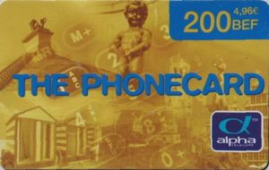 Phonecard: A1 200,-BEF The PhoneCard Alpha Telecom (InTouch - GTS ...