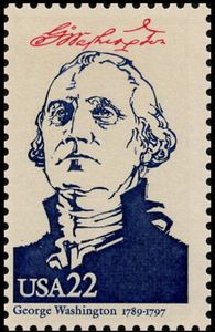Stamp: George Washington (United States of America(AMERIPEX '86 Issue ...