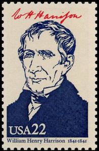 Stamp: William Harrison (United States of America(AMERIPEX '86 Issue ...