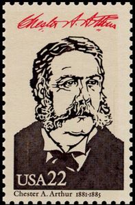 Stamp: Chester Arthur (United States of America(AMERIPEX '86 Issue) Mi ...