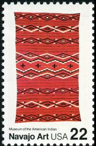 Stamp: Navajo Art (United States of America(American Folk Art Series ...