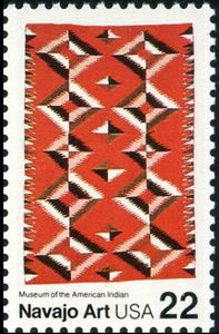 Stamp: Navajo Art (United States of America(American Folk Art Series ...