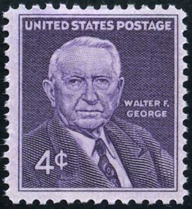 Stamp: Walter F. George (1878-1957) Memorial Issue (United States of ...