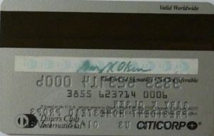 Tarjeta de Banco: Diners Club International Citicorp (Diners Club ...