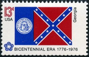Stamp: Georgia (United States of America(American Bicentennial Issue ...
