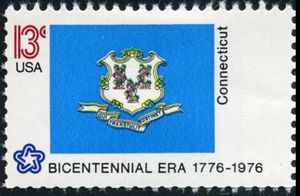 Stamp: Connecticut (United States of America(American Bicentennial ...