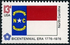 Stamp: North Carolina (United States of America(American Bicentennial ...