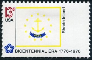 Stamp: Rhode Island (United States of America(American Bicentennial ...