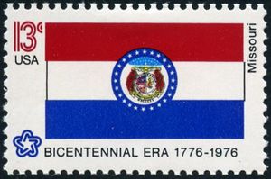 Stamp: Missouri (United States of America(American Bicentennial Issue ...