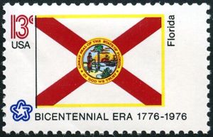 Stamp: Florida (United States of America(American Bicentennial Issue ...