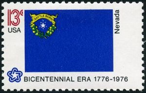 Stamp: Nevada (United States of America(American Bicentennial Issue ...
