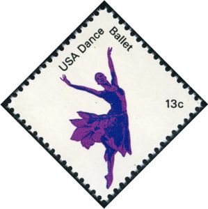 Stamp: Ballet (United States of America(American Dance Issue) Mi:US ...